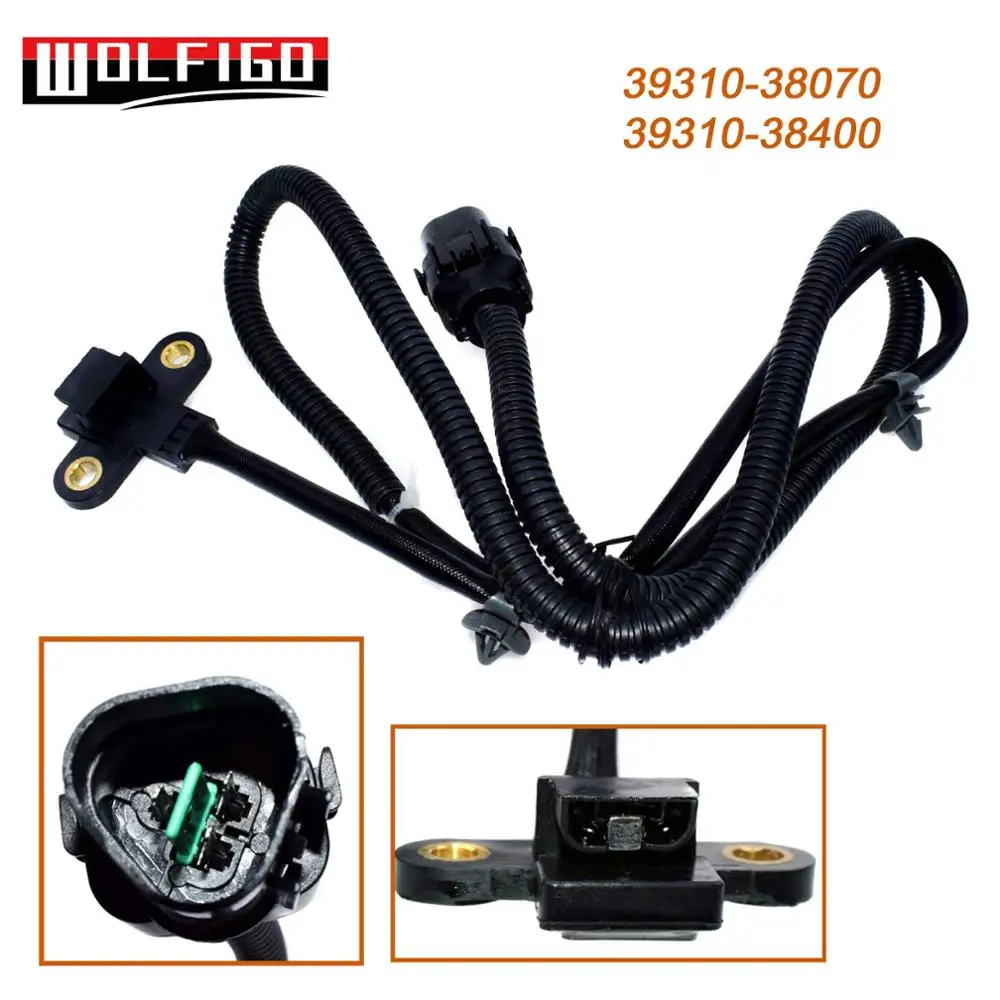 Wolfigo New Crankshaft Position Sensor Fit Mitsubishi Hyundai Santa Fe ...