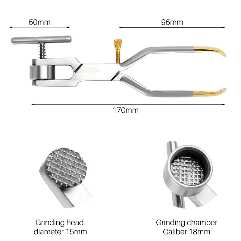 1pc High Quality Bone Crusher Bone Grinder Mill Bone Morselizer Dental ...