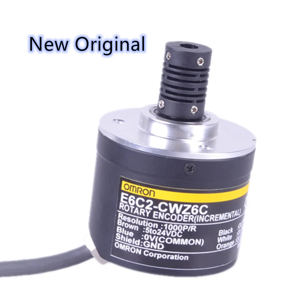 Nova marca original e6c2 incremental codificador rotativo E6C2-CWZ6C ...