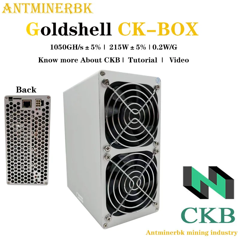 Minero Goldshell CK BOX 1050GH/s Eaglesong CKB ASIC, mejor que CK5, KD ...