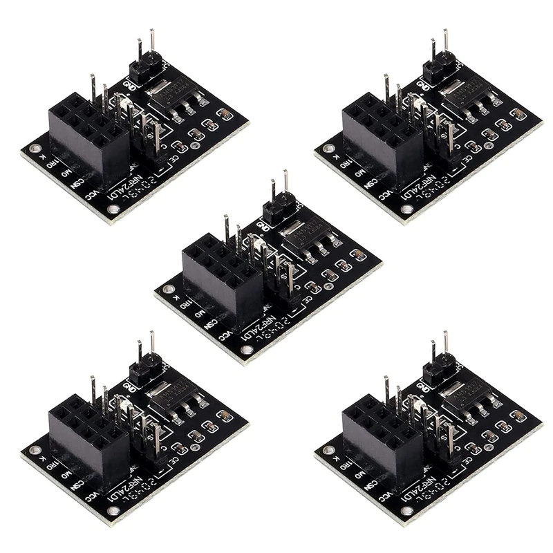 5pcs-NRF24L01-Breakout-Adapter-with-On-Board-3-3V-Regulator-for ...