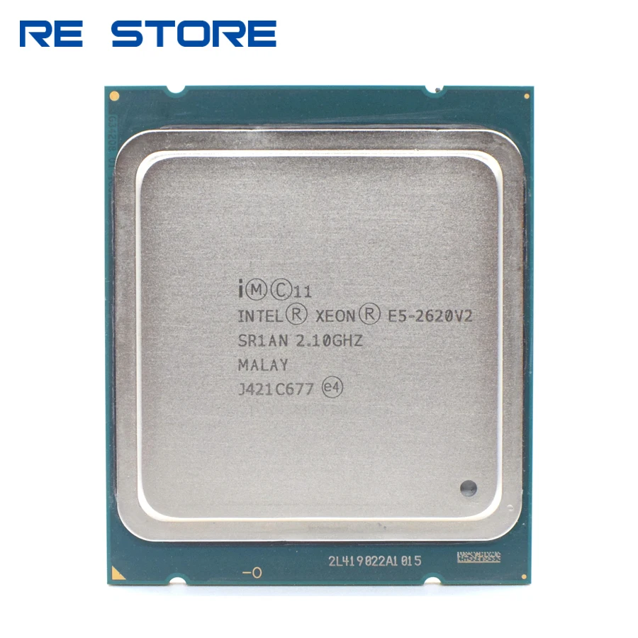 Intel Xeon E5 2620 V2 Processor SR1AN 6 Core 2.1GHz 15M 80W E5 2620V2 Server CPU support X79 ...