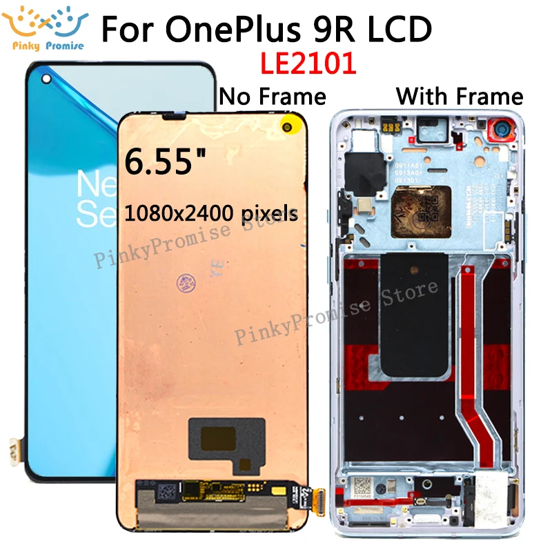 6-55-Orignal-Amoled-For-OnePlus-9R-LE2101-LCD-Screen-Display-with-Touch ...