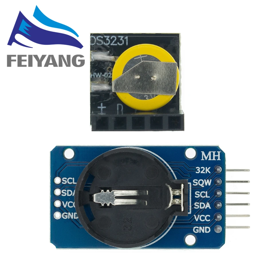 Módulo DS3231 AT24C32 IIC DS1302 Módulo de reloj de precisión DS1307 módulo de memoria mini ...