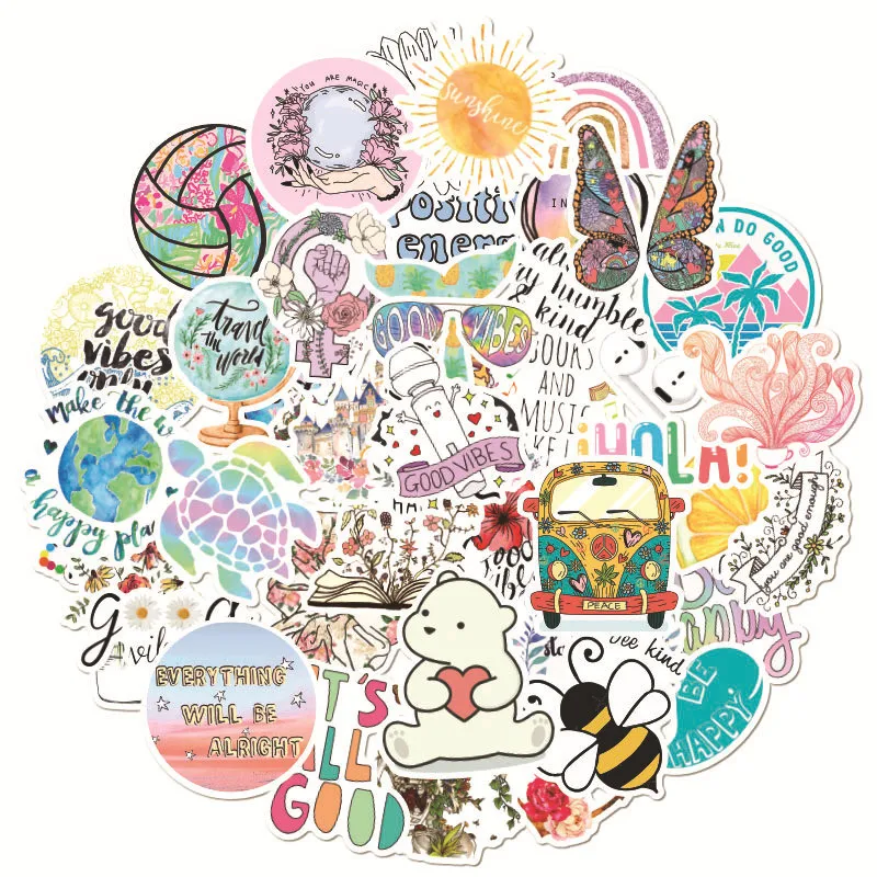 Paper Stickers, Labels & Tags Paper & Party Supplies Be Nice Sticker ...