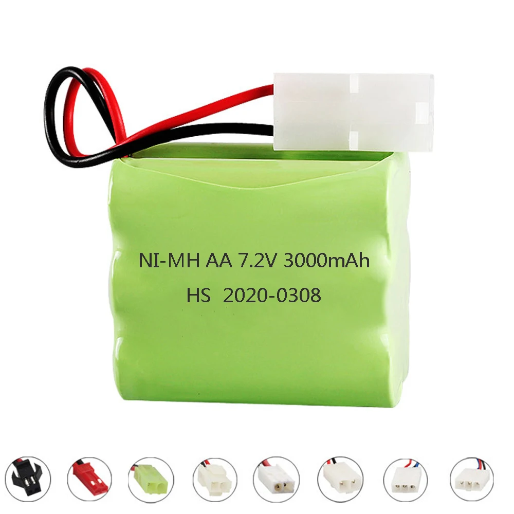 7-2V-3000mah-NiMH-Battery-For-RC-Toy-Electric-toy-security-facilities ...