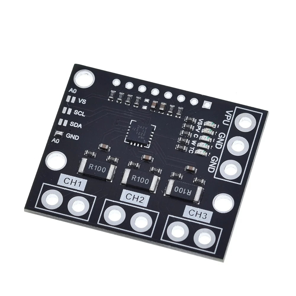 Generic Ina3221 Triple-channel Module High-side Measurement Shunt And ...