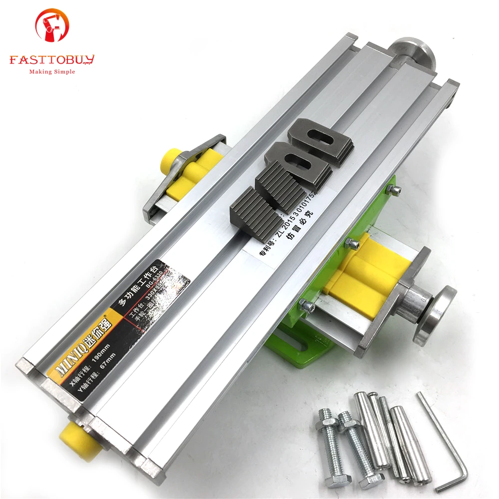 330*95mm Miniature Cross Working Bench Precision Work Table Drill ...
