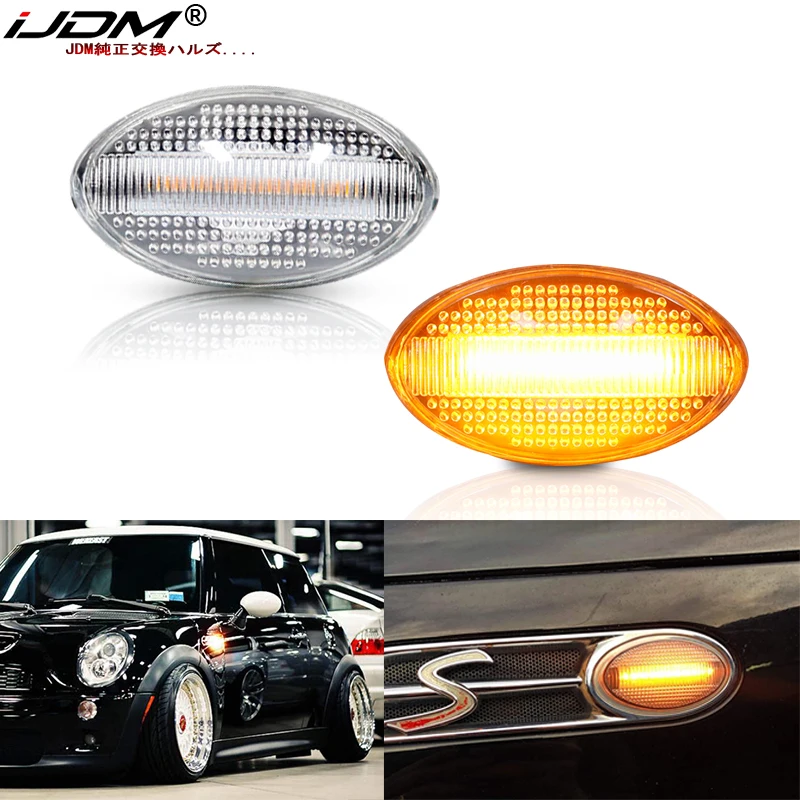 IJDM-Car-Side-Marker-Para-MINI-Cooper-R50-R52-R53-Front-Bumper-Side ...