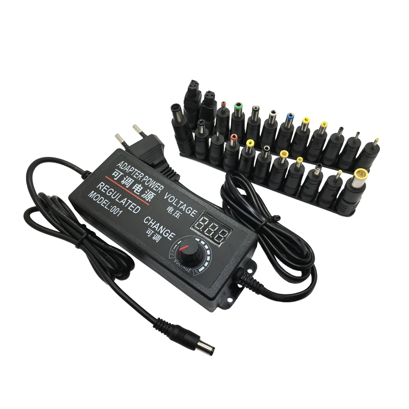 Adjustable Ac To Dc Power Supply 7v 9v 12v 15v 18v 24v 1a 2a 3a Power ...