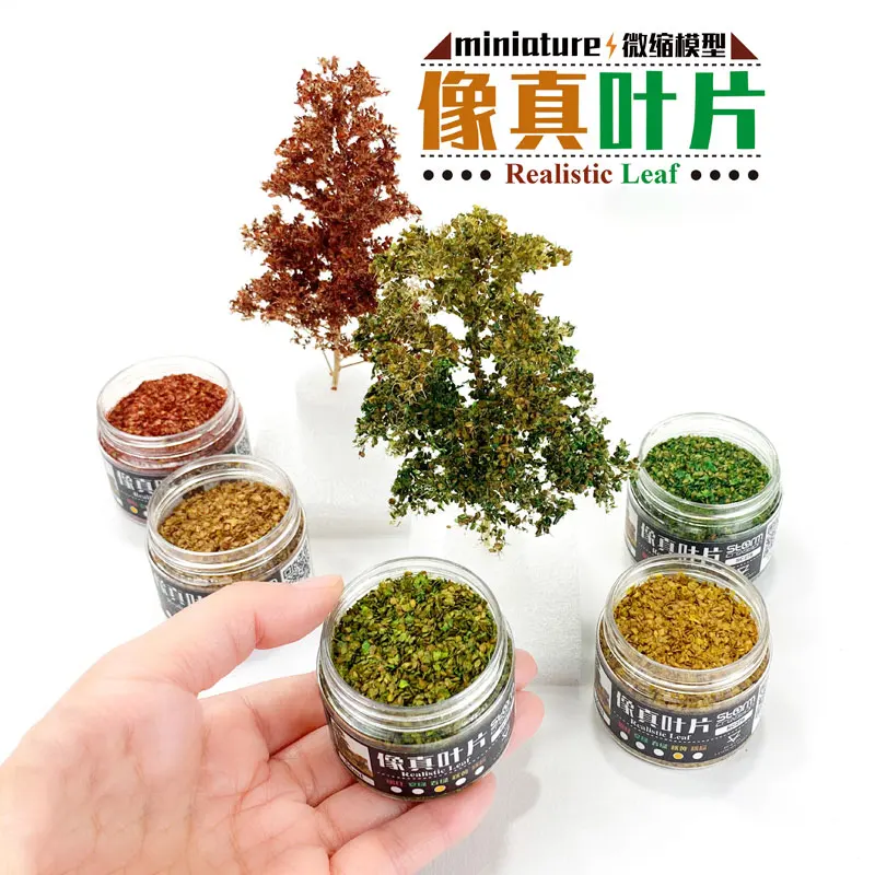Diorama-Leaf-Ho-Scale-DIY-Model-Making-Miniature-Trees-Foliage-1-72 ...