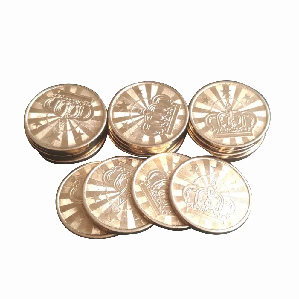 10pcs-25-1-85mm-Brass-Token-Coin-Arcade-Game-Machine-Pentagram-Crown ...
