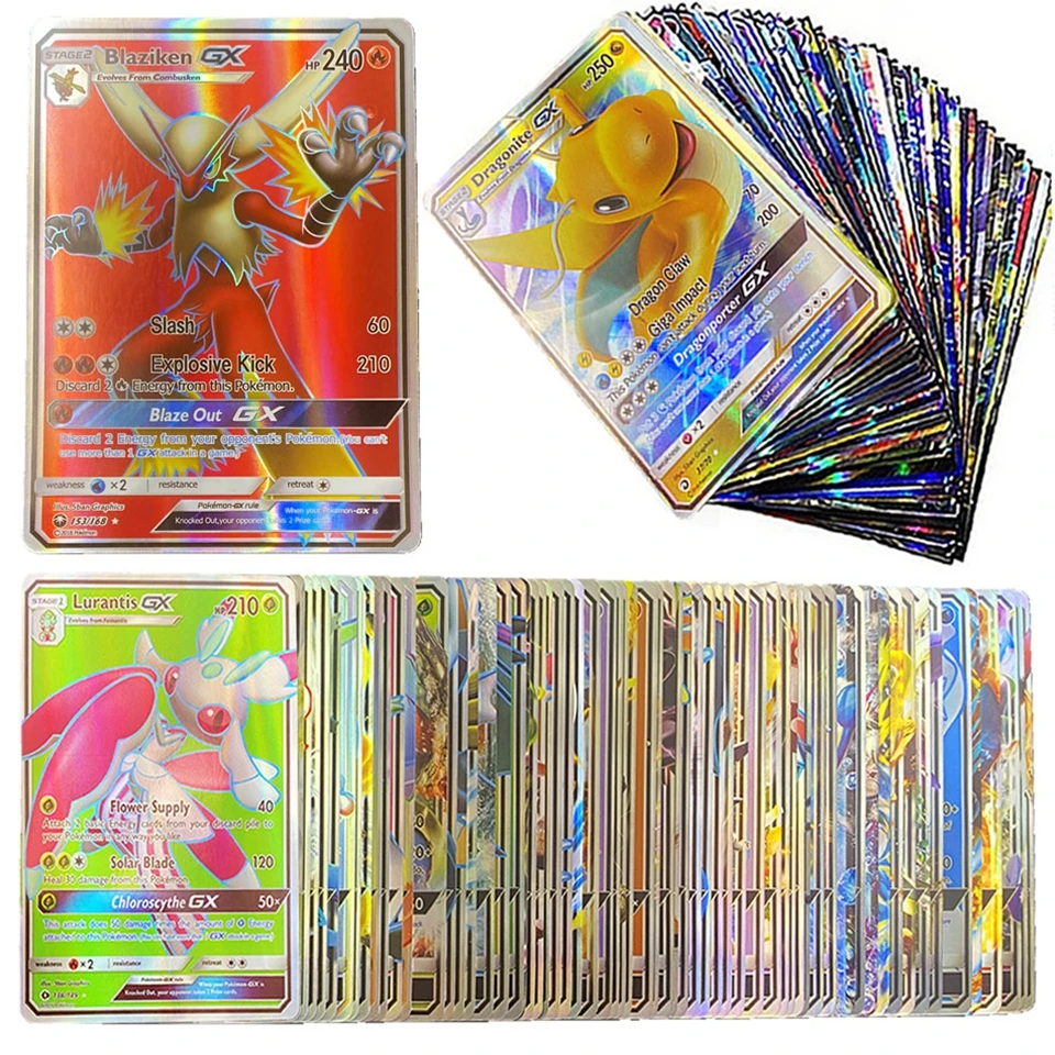 Pokemon Cards Ex Gx Mega Box | Box Pokemon Trading Cards | Pokemon Gx ...
