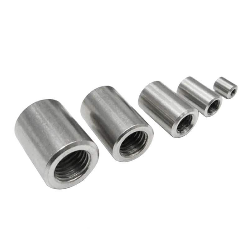 10pcs Round Stub Nut Rod Nut M6 M8 Extended Screw Connection Full ...