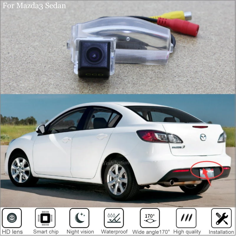 For Mazda 3 Axela Bk Bl Mazda3 2004~2013 Ccd Car Rear View Camera ...