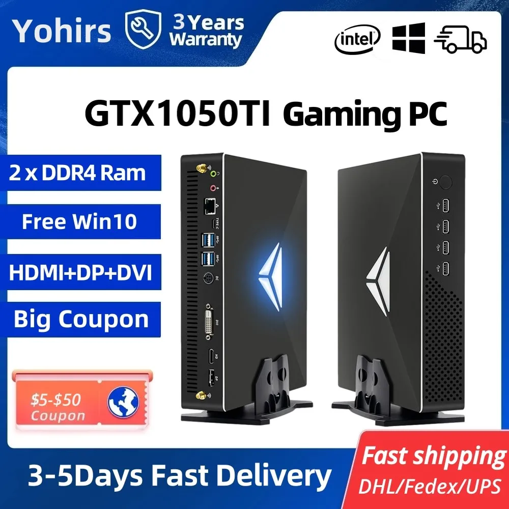 Mini-Gaming-Pc-GT1030-2G-Computer-i3-9100-i9-9900-i7-9700F-i5-9400F ...