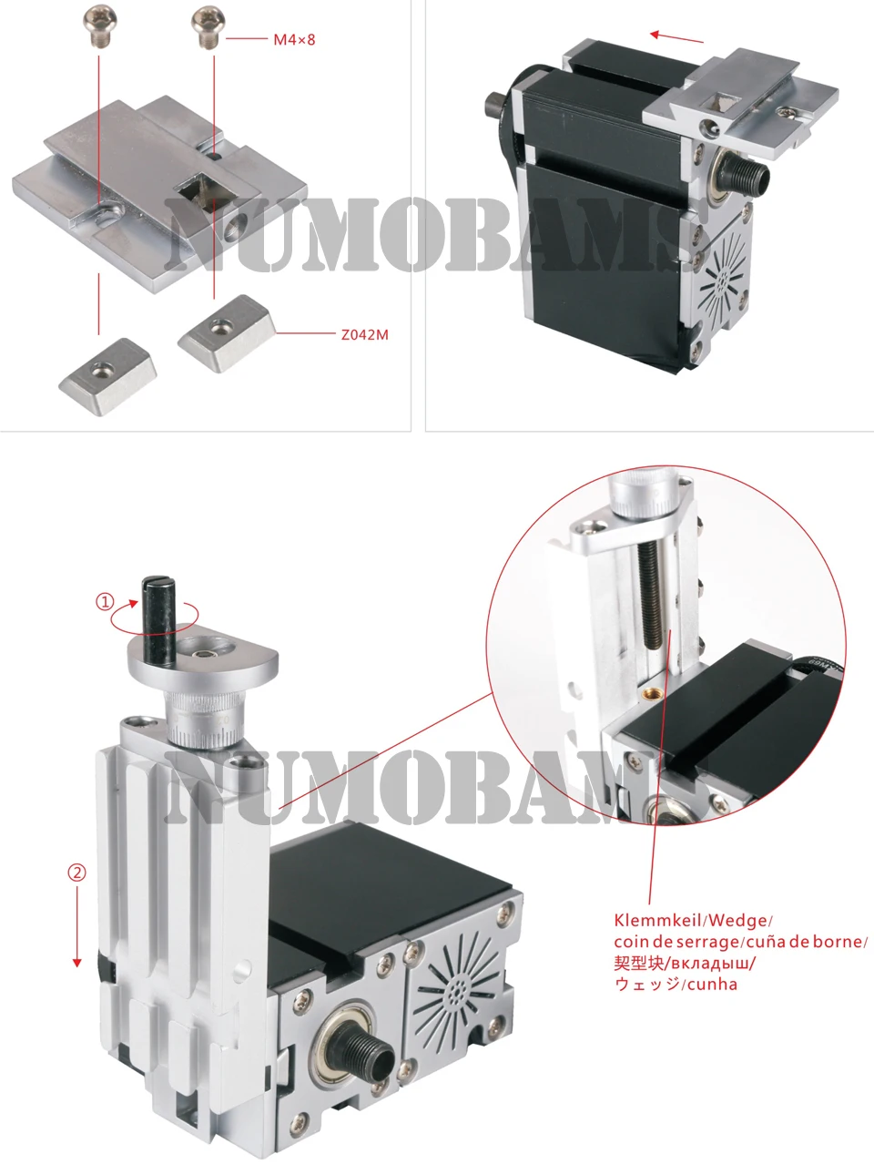 Numobams TZ20005MM Metal Milling Machine - Precision and Power in a ...