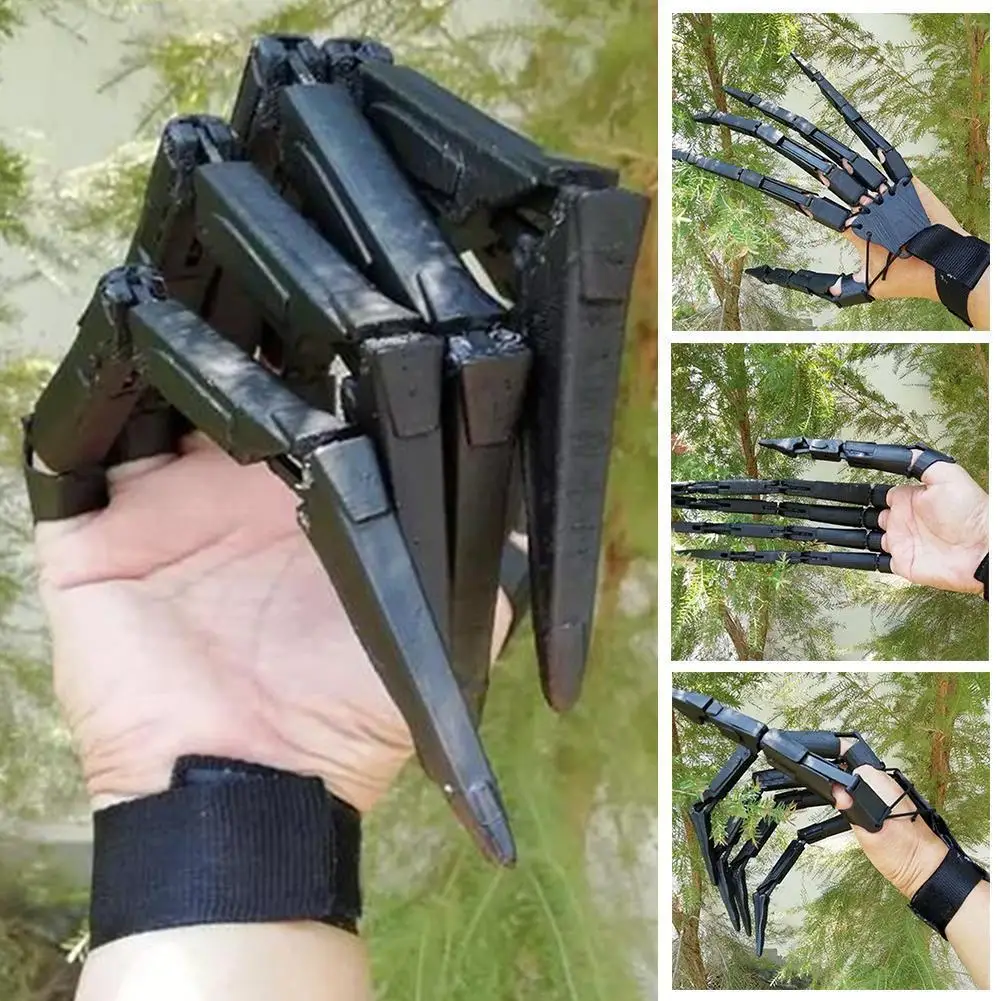 Horror Articulated Fingers Extensions 3D Printed Movable Finger Knuckle ...
