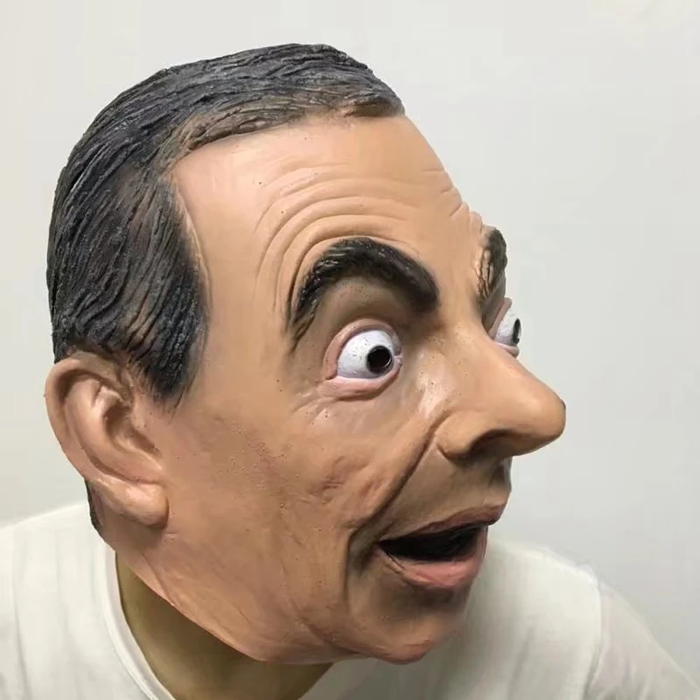 Realistic Mr Bean Human Full Head Cosplay Mask - AllCosplay.com