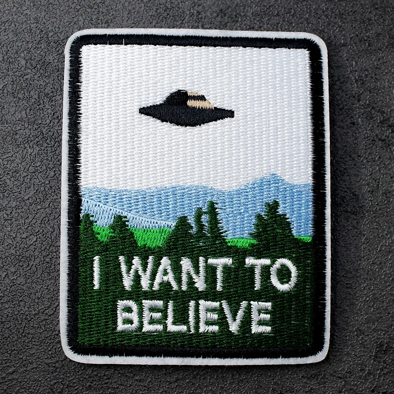 Embroidered Patches Ufo | Patch Clothes Ufo | Ufo Iron Patches ...