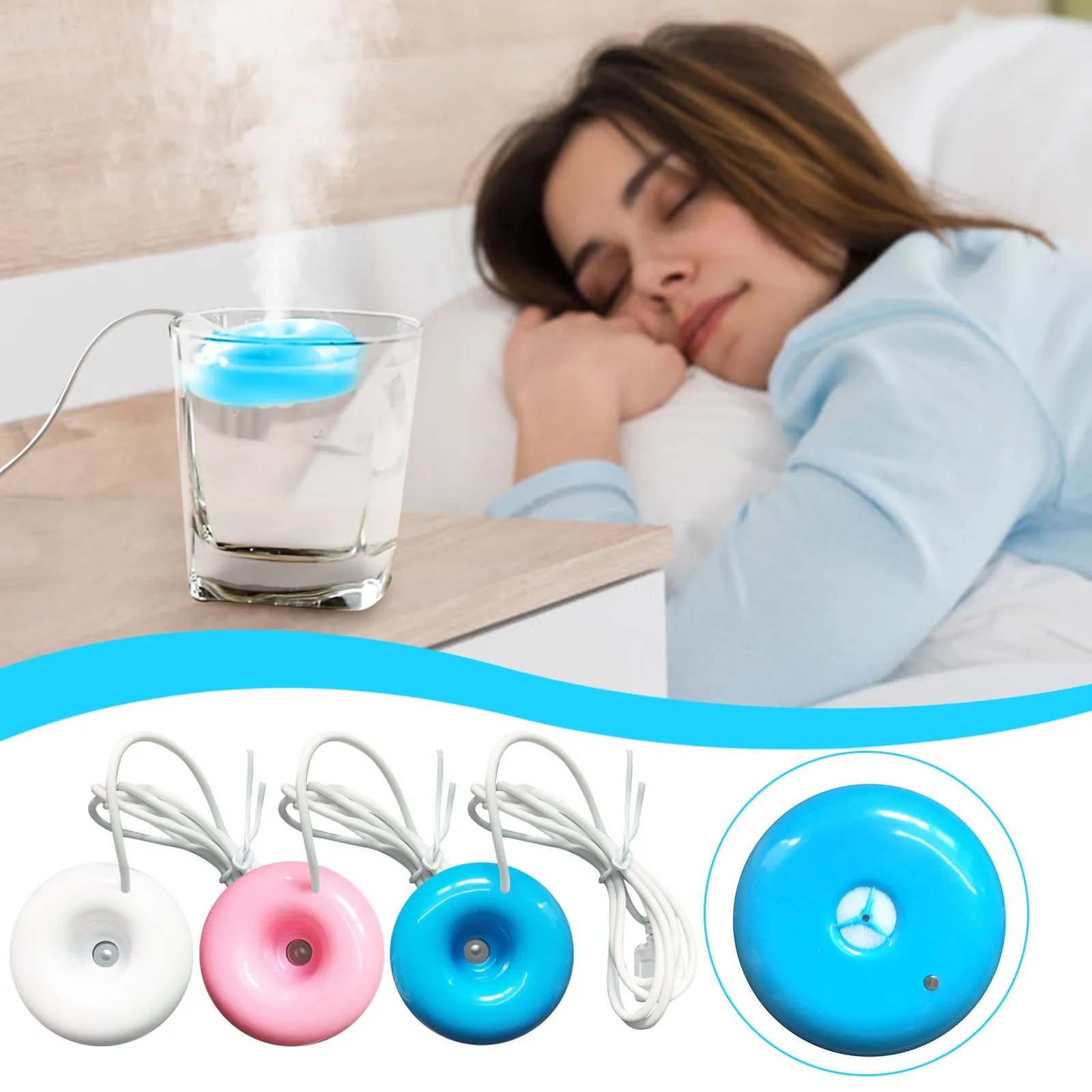 Donuts-Air-Humidifier-Mist-Usb-Humidifier-Floating-Water-Fresher-Aroma ...