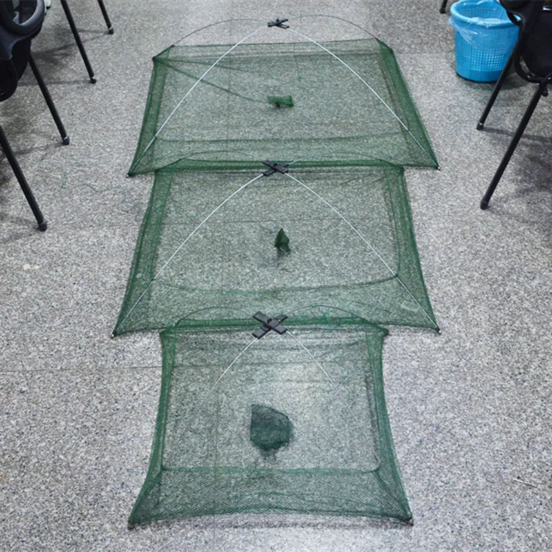 Folding-Nylon-Square-Fishing-Net-Baits-Trap-Dip-Net-for-Catching-Shrimp ...