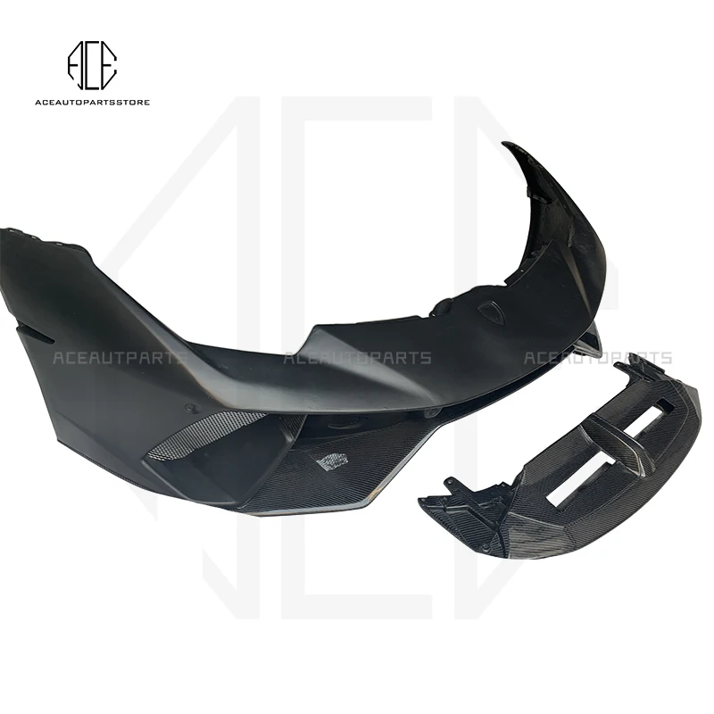 Half Carbon Fiber Car Front Diffuser For Lamborghini Huracan LP580 ...