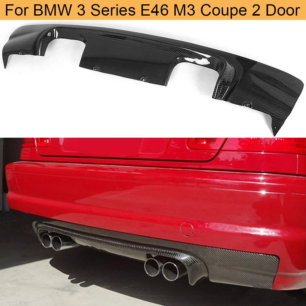 Rear Diffuser for BMW 3 Series E46 M3 Coupe 2 Door 2002 2005 Carbon ...