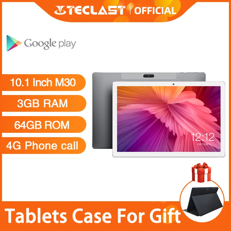 Teclast m30 phablet 10.1 polegada tablet android 4g telefone chamada ...