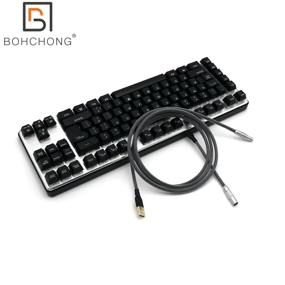 Custom Make Double Sleeved USB to TYPE C Cable for Mechanical Keyboard ...
