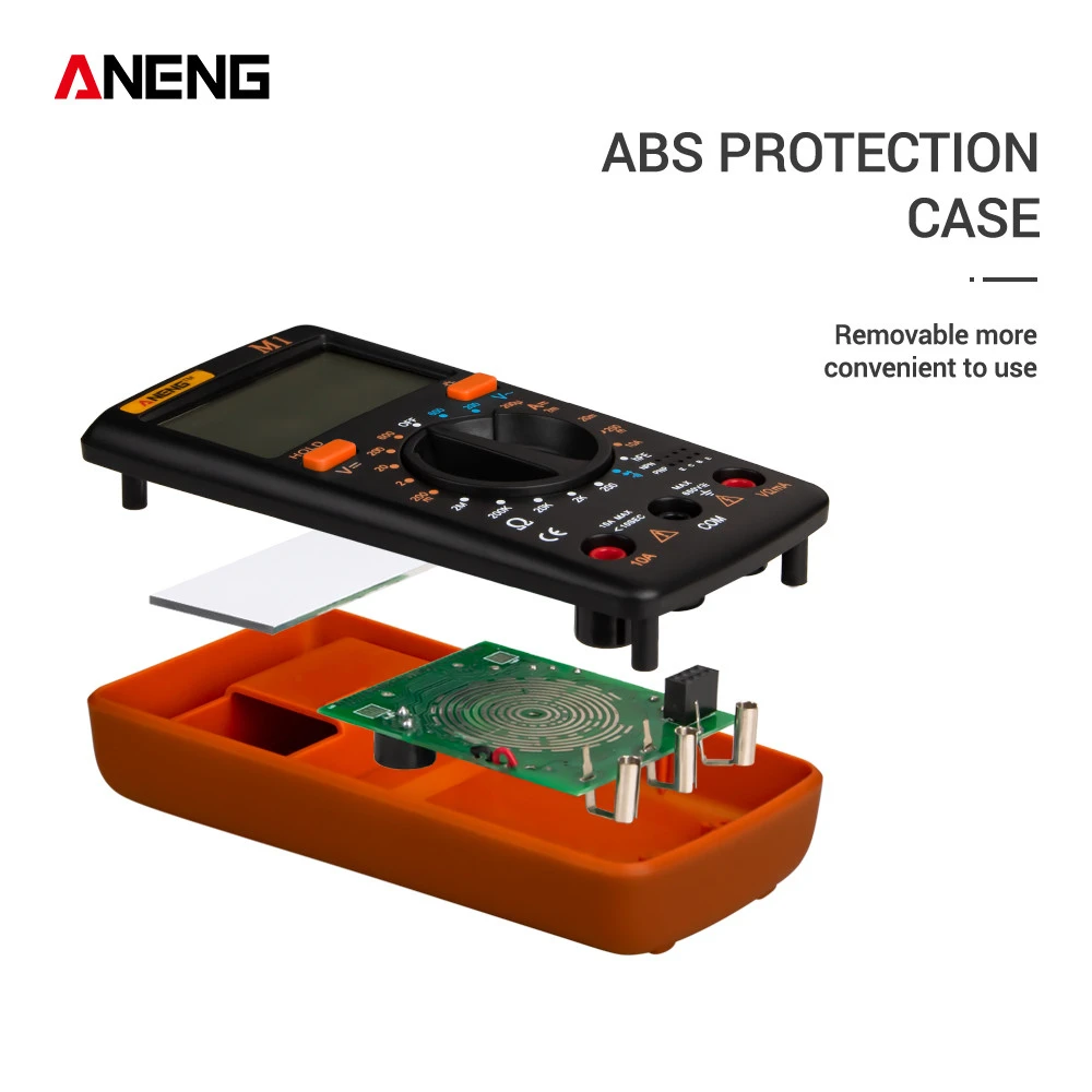 ANENG M1 Digital Multimeter Professional LCD AC/DC Voltage Current ...
