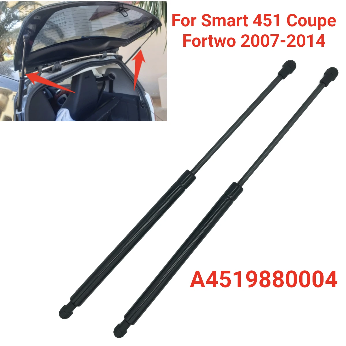 A4519880004 Car Rear Trunk Tailgate Boot Gas Shock Strut Damper Lift ...