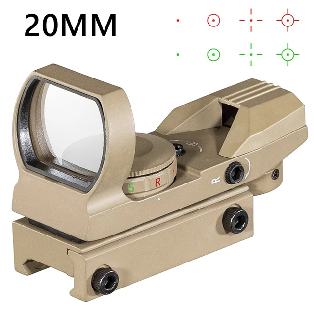 Red Dot 20mm / 11mm Red Dot BK Scope DE QD Sight Dovetail Riflescope ...