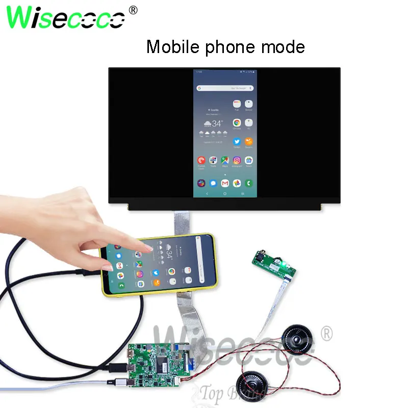 For Laptop Android Phone 13.3 Inch 1080p Ips Screen Display With Type-c ...