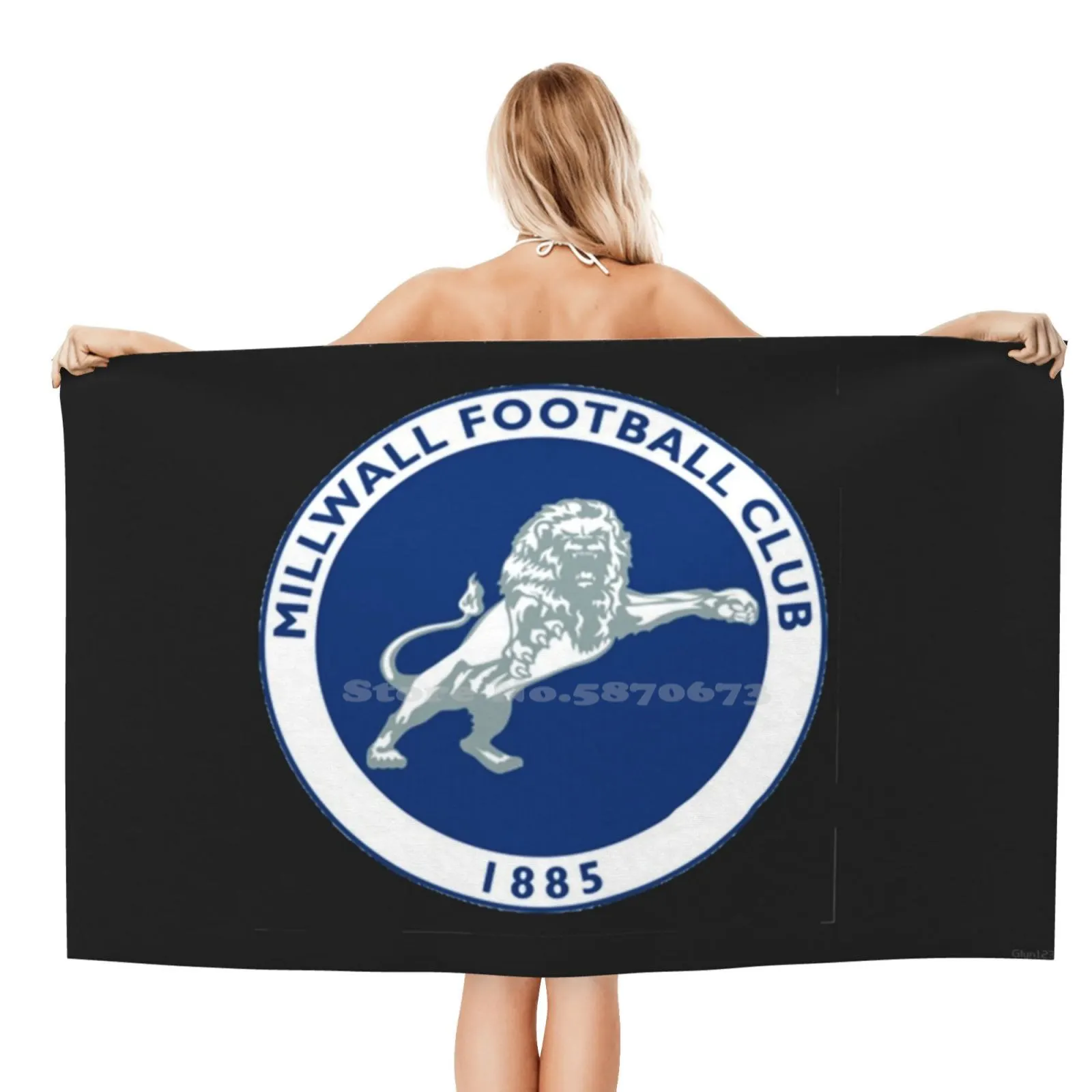 Millwall-Football-Club-1885-Millwall-The-Lions-3D-Print-Towel-Sport ...