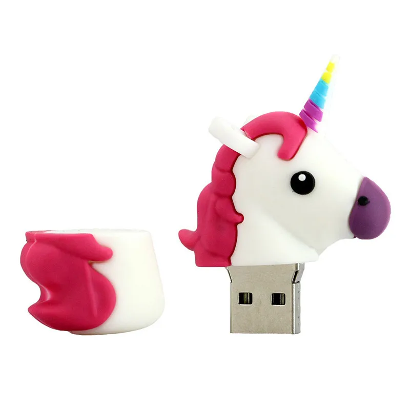 Clé USB,Clé Usb licorne de dessin Animé,support à mémoire ,lecteur ...