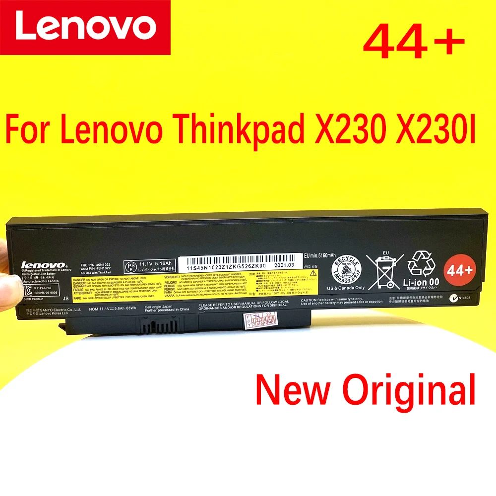 NEW-Original-45N1022-5300mAh-Laptop-Battery-For-Lenovo-Thinkpad-X230 ...