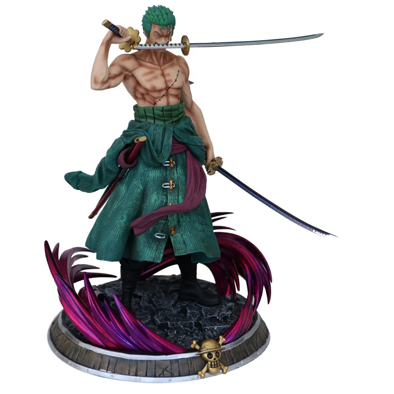 Big 37cm Roronoa Zoro Action Figure Statue | One piece Merchandise | Up ...