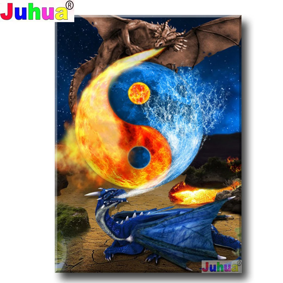 Fire And Water Dragons