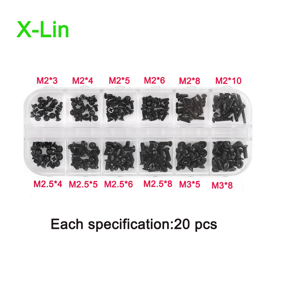 For laptop back cover screw set motherboard hard drive screws M2 M2.5 ...