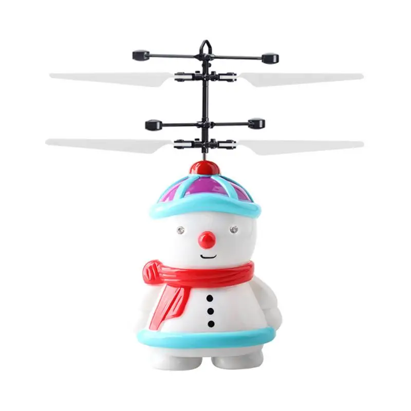 Snowman Induction Aircraft Usb Rechargeable Snowman Flying Toy Snowman ...