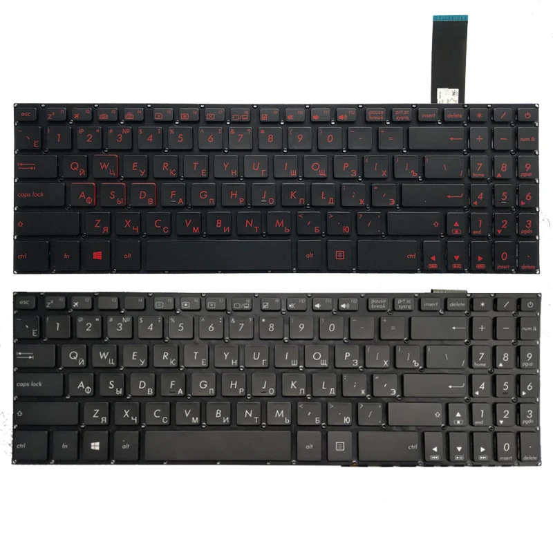 NEW-Russian-RU-laptop-keyboard-For-ASUS-X570U-X570UD-X570Z-X570ZD-R570U ...