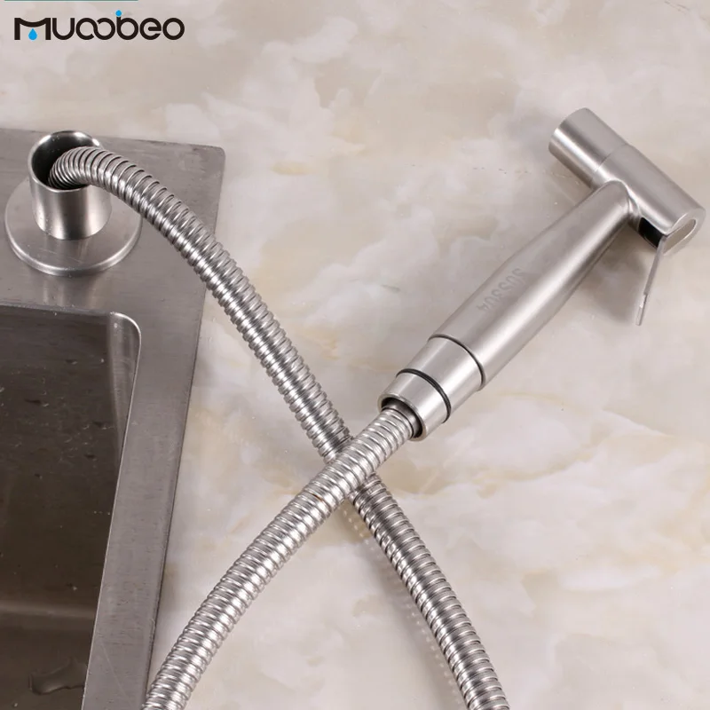 Konyhai Bidet Csaptelep 304 Rozsdamentes Acél Permetező Szett Húzza Ki ...