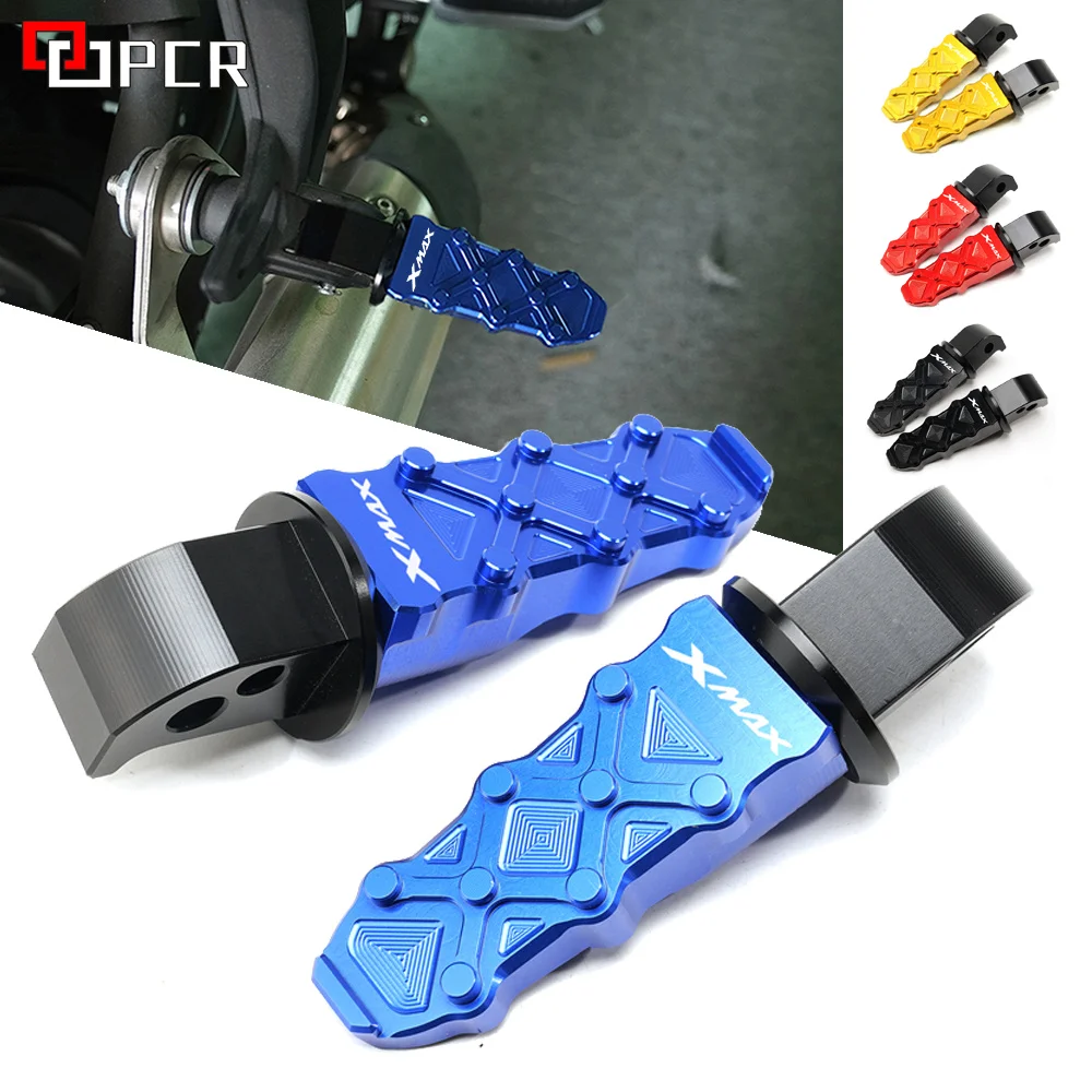 Motorcycle Rear Foot Pegs Rests Passenger Footrests For Yamaha XMAX 250 ...