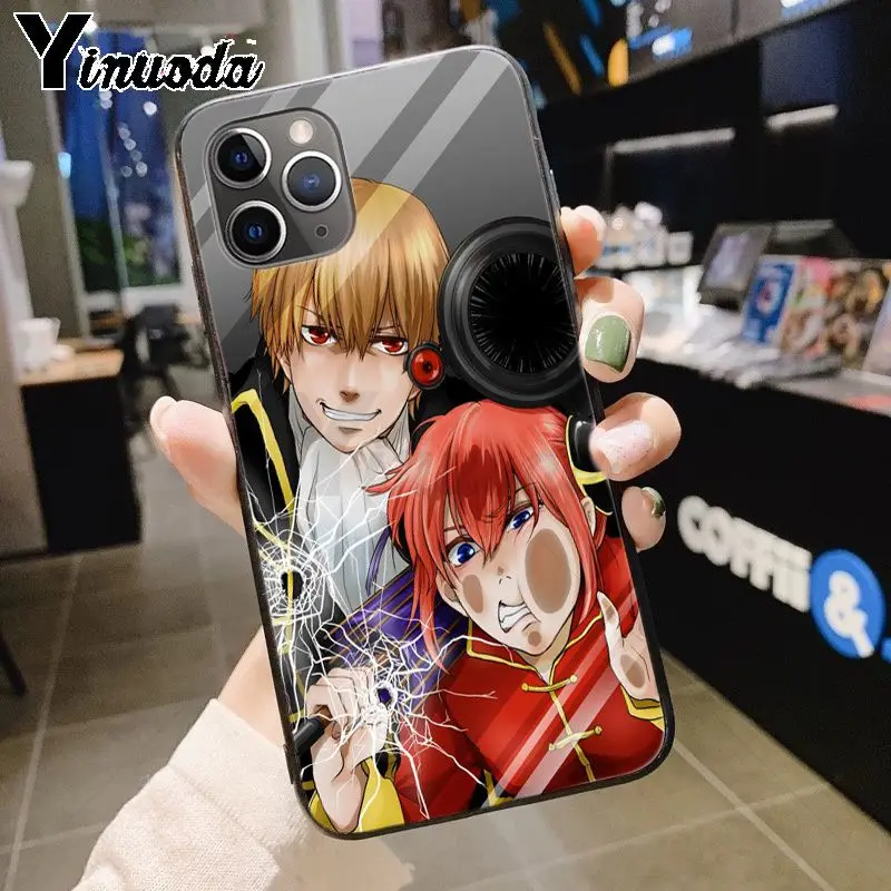 Yinuoda гинтама аминовый Защитный Мягкий ТПУ чехол для телефона для iPhone 7plus 6S 7 8 8Plus Xs ...