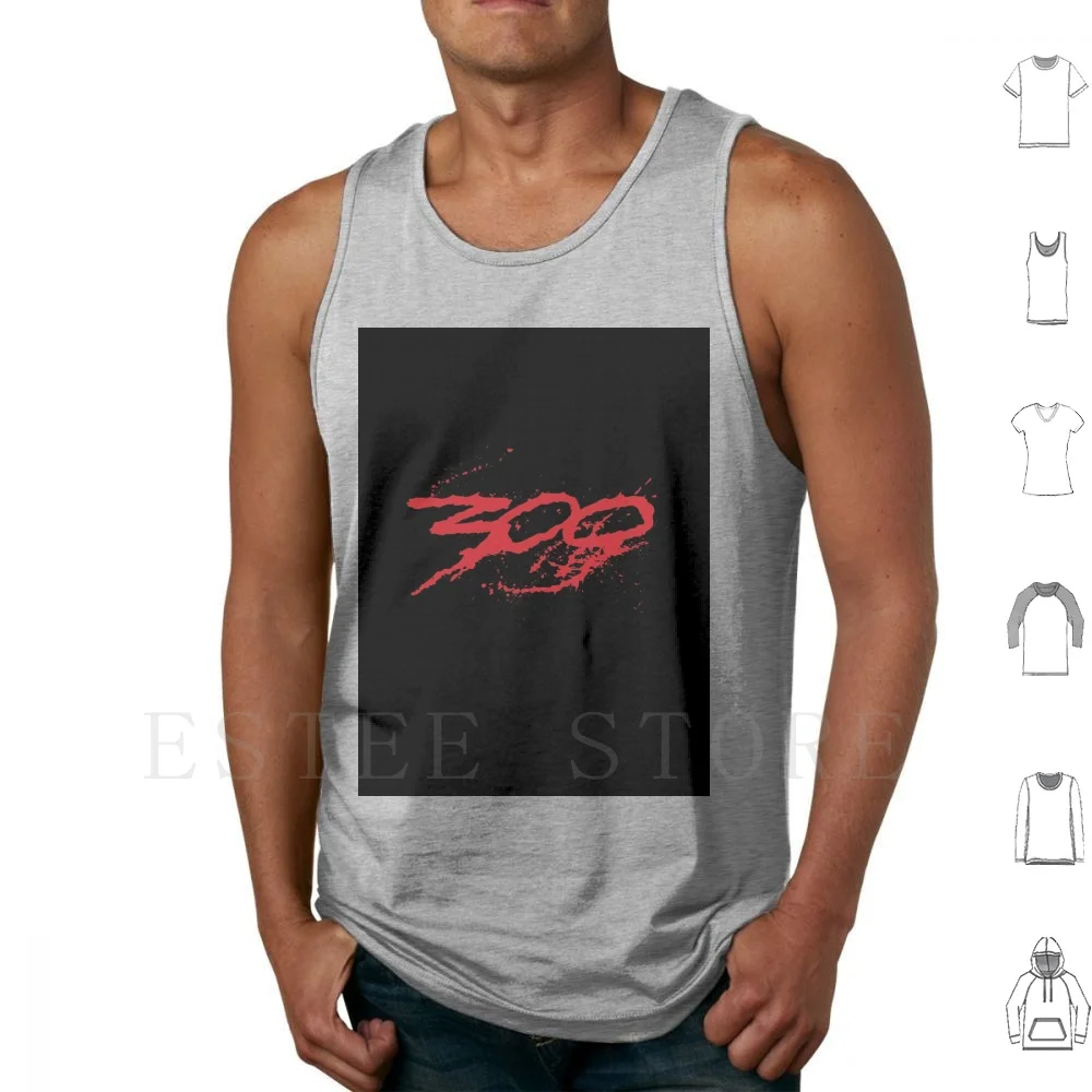 300 Tank Tops Vest Sleeveless 300 Helmet Blood - AliExpress 200000343