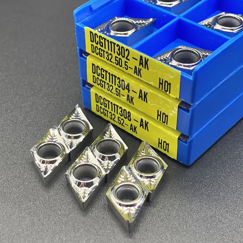 오리지널 인서트 밀링 커터, 알루미늄 터닝 CNC 선반 가공 도구, DCGT11T302, DCGT11T304 ...