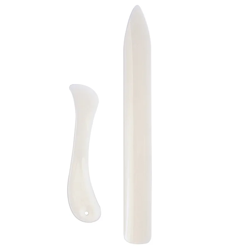 2PCS-Set-Leather-Craft-Tools-Bone-Folder-for-Leather-Scoring-Folding ...