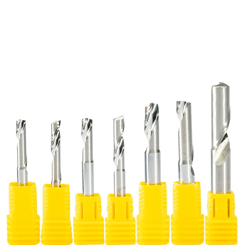 3pcs 3 175 4 6 8 10 12mm Single Flute Milling cutters Aluminum CNC 3pcs 3 175 4 6 8 10 12mm Single Flute Milling cutters Aluminum CNC