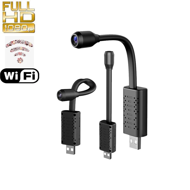 WIFI USB Camera HD 1080 Portable Smart Surveillance Outside Wireless ...